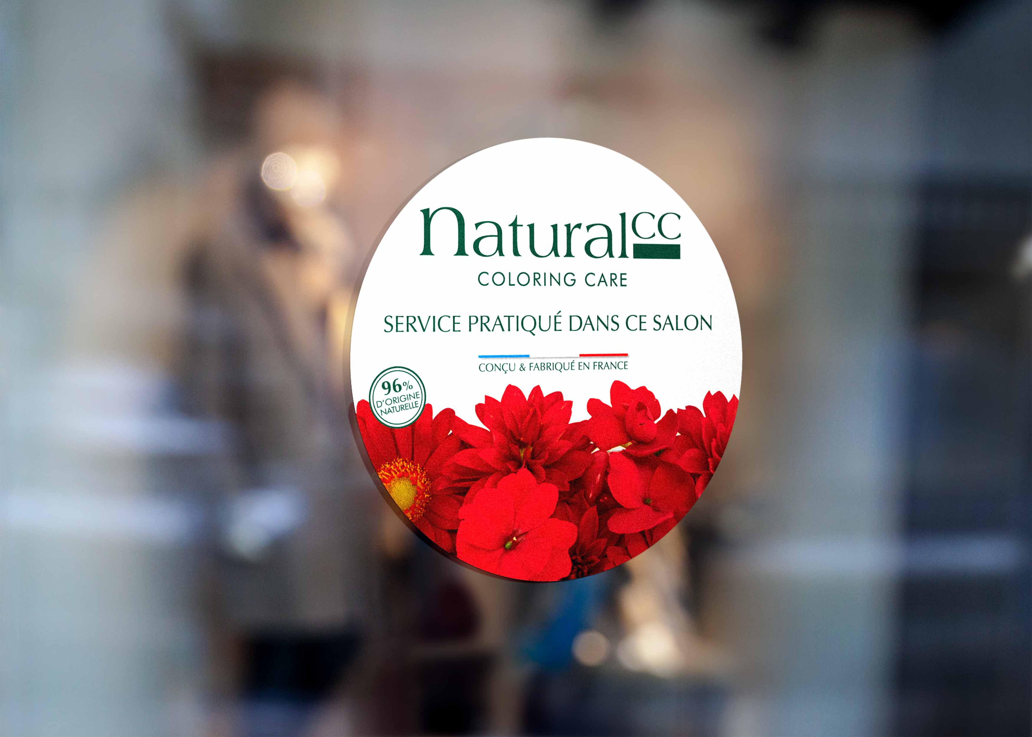 Sticker repositionnable - Vitrophanie - Adhésif sans colle - JAMET