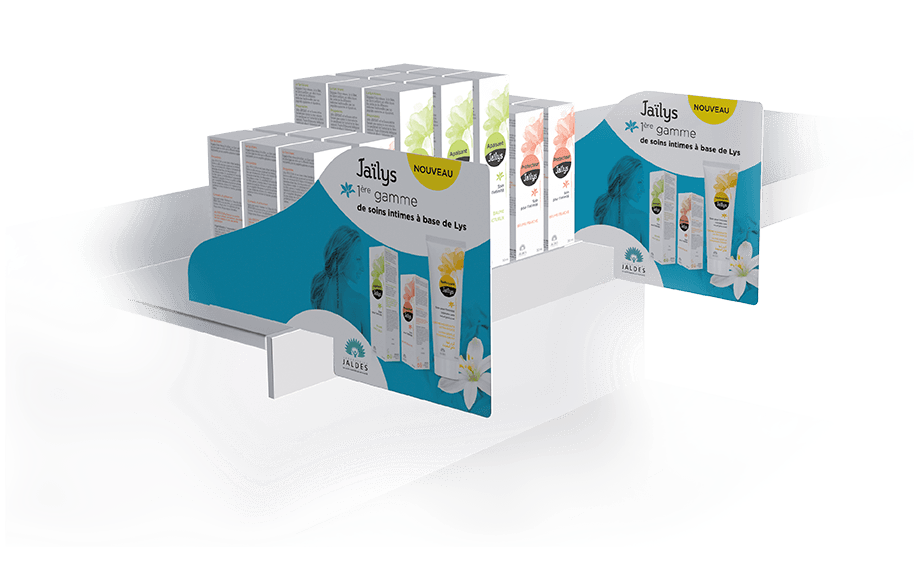 Stop-rayon séparateur - PLV de linéaire - PLV sur-mesure I JAMET